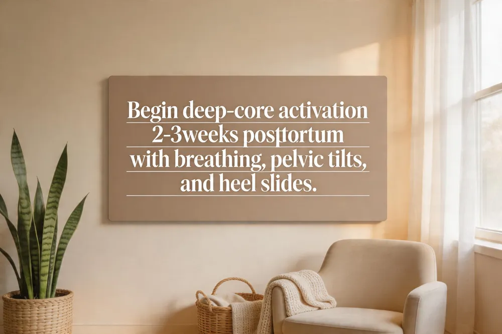 Safe Core Re‑Engagement Exercises for Postpartum Moms ...